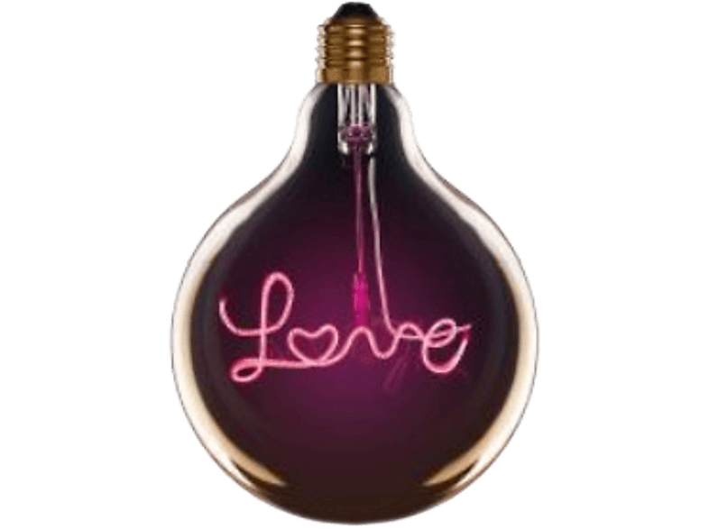 CELLULAR LINE Fancy Bulb LED Glühbirne Home Deko Lampe | Love | MediaMarkt