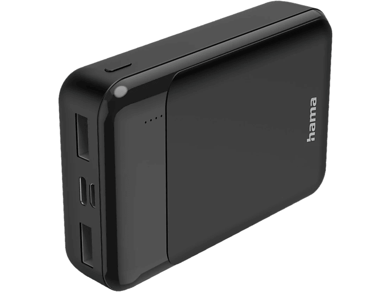 HAMA Power Pack "Eco Power 10", 10000mAh | Powerbank (Schwarz) | MediaMarkt