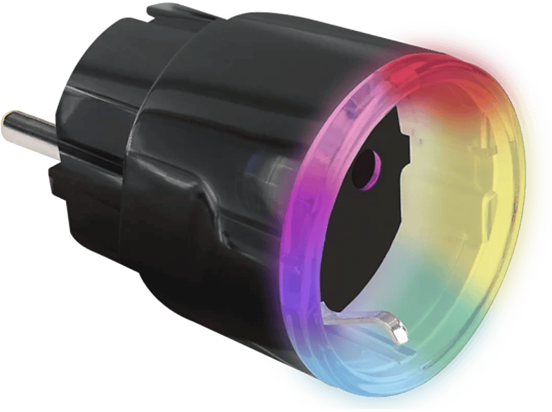 SHELLY Plus Plug S Wifi-s mini okoskonnektor, fekete (PLUSPLUGS-BK ...