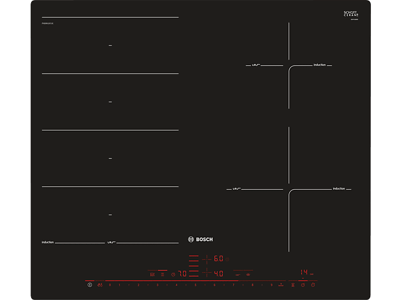 BOSCH PXE601DC1E | Kochfeld (Schwarz) | MediaMarkt