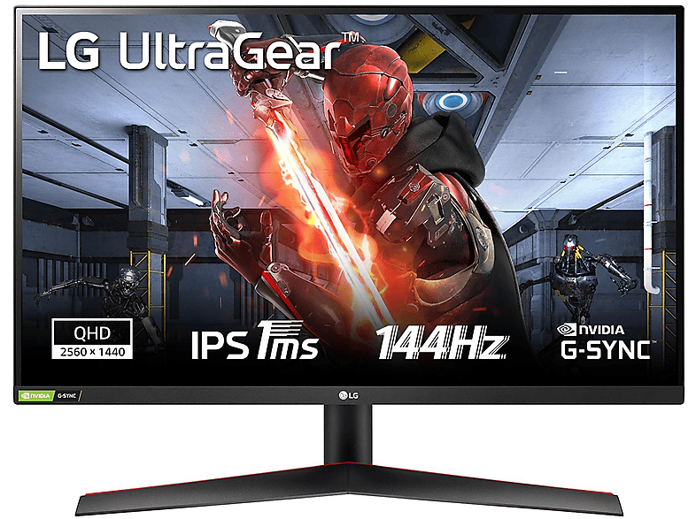 Monitor LG 27GN800P-B 27 QHD IPS 1ms 144Hz | MediaMarkt