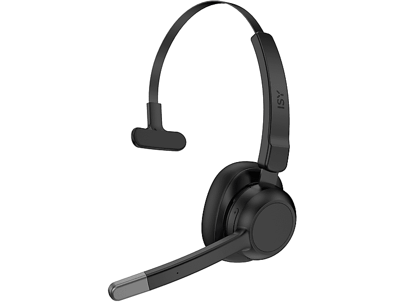 ISY IHS-8000, Over-ear Wireless Mono Bluetooth Headset Schwarz Wireless ...
