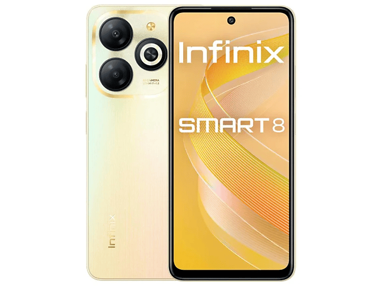 Smartfon INFINIX Smart 8 3/64GB Złoty (Shiny Gold) | sprawdź cenę i ...