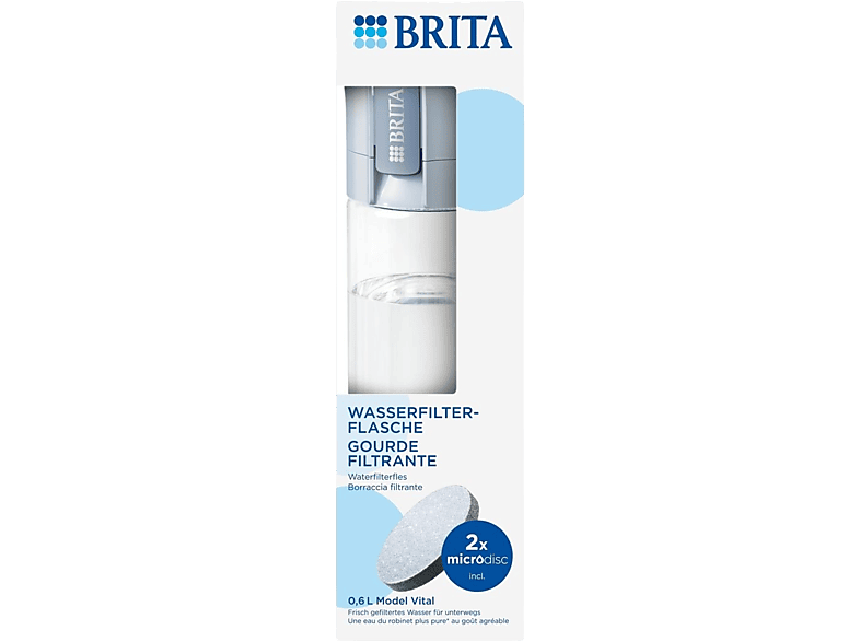 BRITA Bouteille filtrante Vital Bleu Clair (1052259)