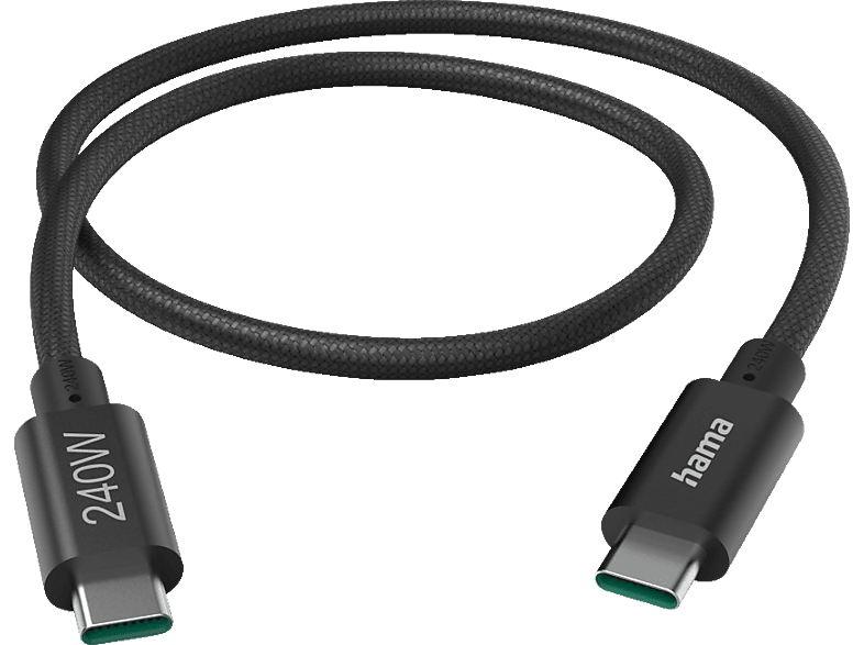 HAMA USB-C, Ladekabel, 1,5 m, Schwarz | MediaMarkt