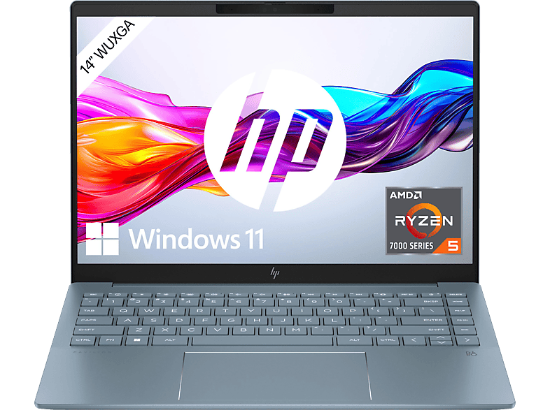 HP Pavilion Plus 14-ey0355ng, Notebook, mit 14 Zoll Display, AMD Ryzen ...