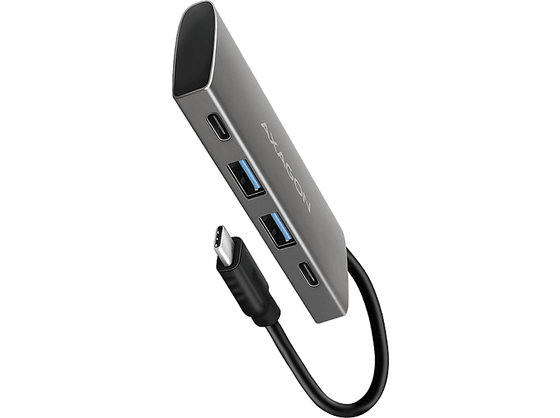 AXAGON USB 3.2 Gen2 Type-C 4 portos USB HUB, 10 Gbit/s, 2x USB-A, 2x ...