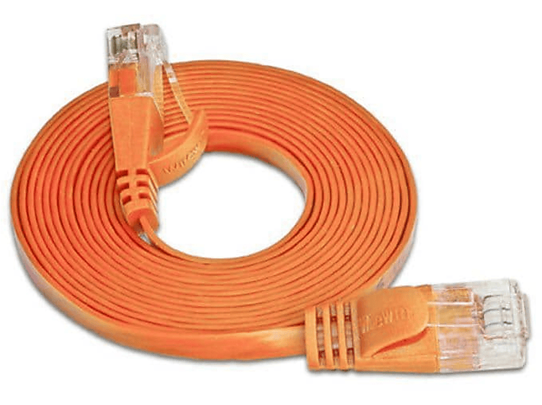 SLIM PKW-SLIM-KAT6 0.25 | Netzwerkkabel, 1 m, Orange | MediaMarkt