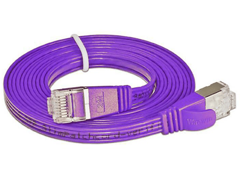 SLIM Cat 6, 0.75m | Netzwerkkabel, 0.75 m, 1000 Mbit/s, Violett ...