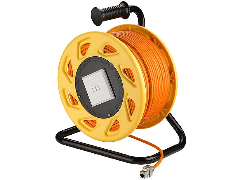 GOOBAY CABLE LAN SPOOL CAT7A S/FT 50M ORANGE | Patchkabel, Orange ...