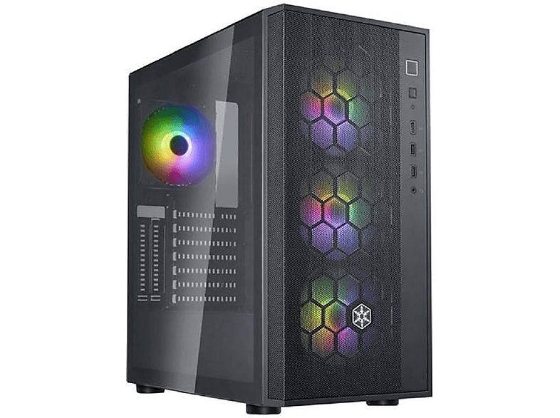 SILVERSTONE FARA R1 PRO V2 | Midi Tower (Schwarz) | MediaMarkt