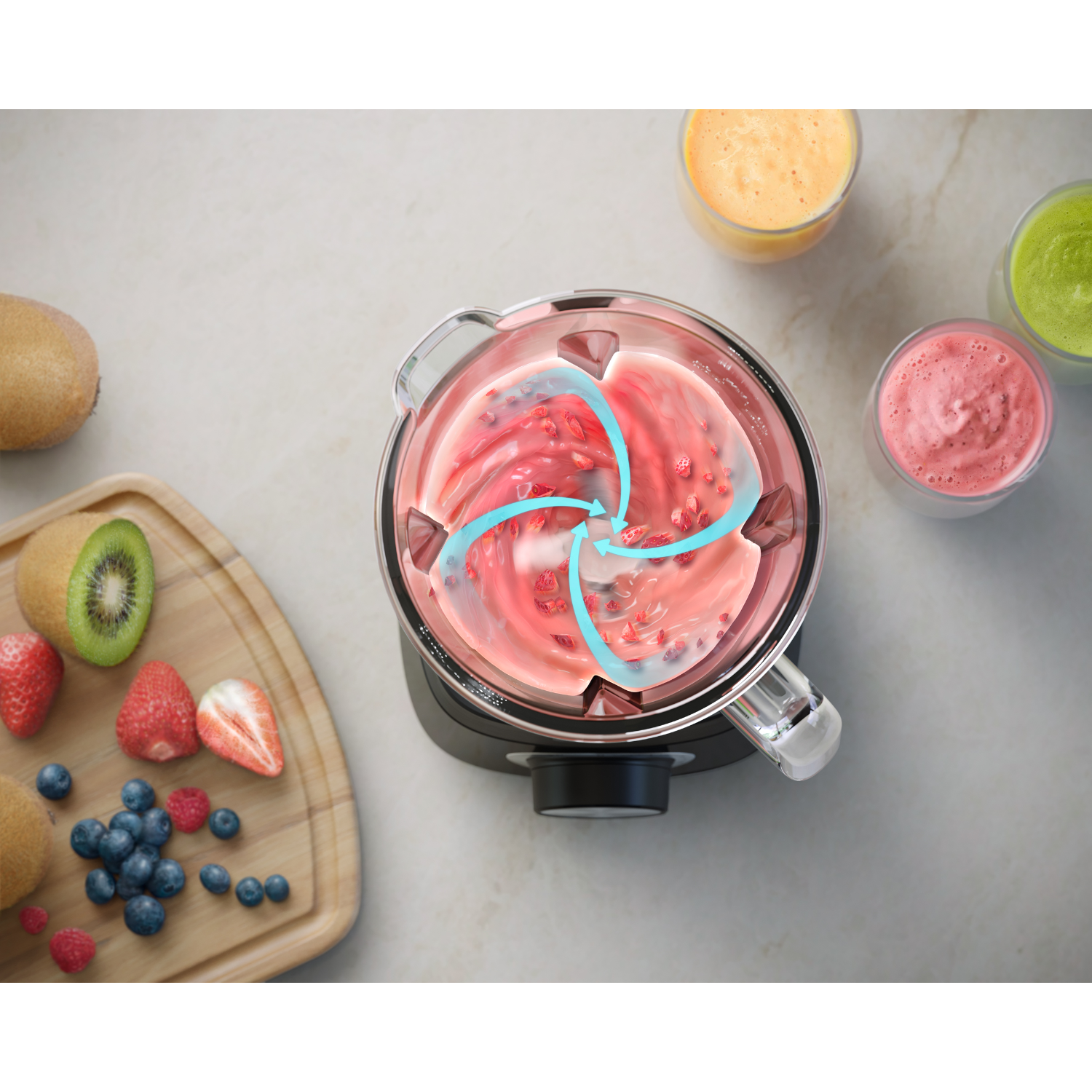 PHILIPS HR3030/00 Blender Zwart | MediaMarkt