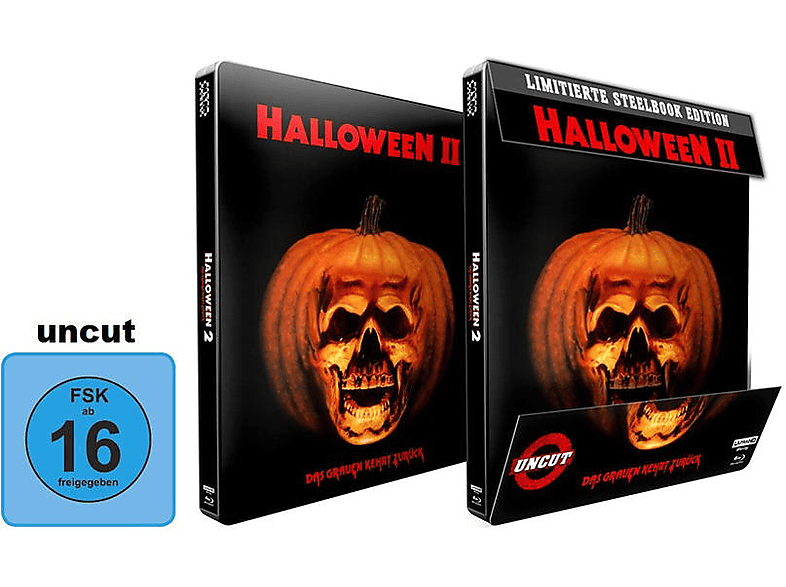 Halloween 2 | Uncut - Limited Steelbook Edition (4K Ultra HD) (+ Blu-ray) 4K Ultra HD Blu-ray ...
