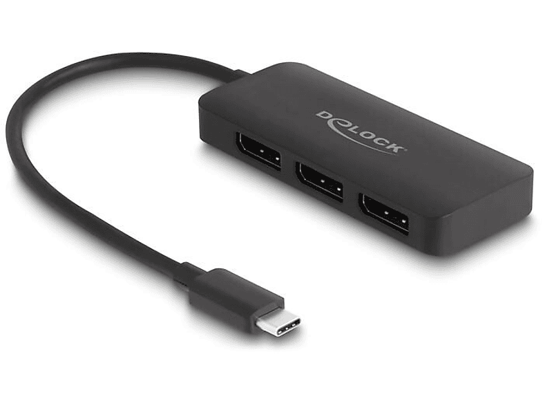 DELOCK USB-C/DPP | Signalsplitter (Schwarz) | MediaMarkt