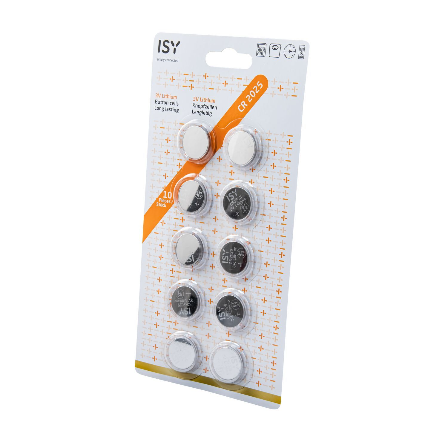 ISY Pile CR 2025 3V Lithium 10 pièces (IBA-3025)