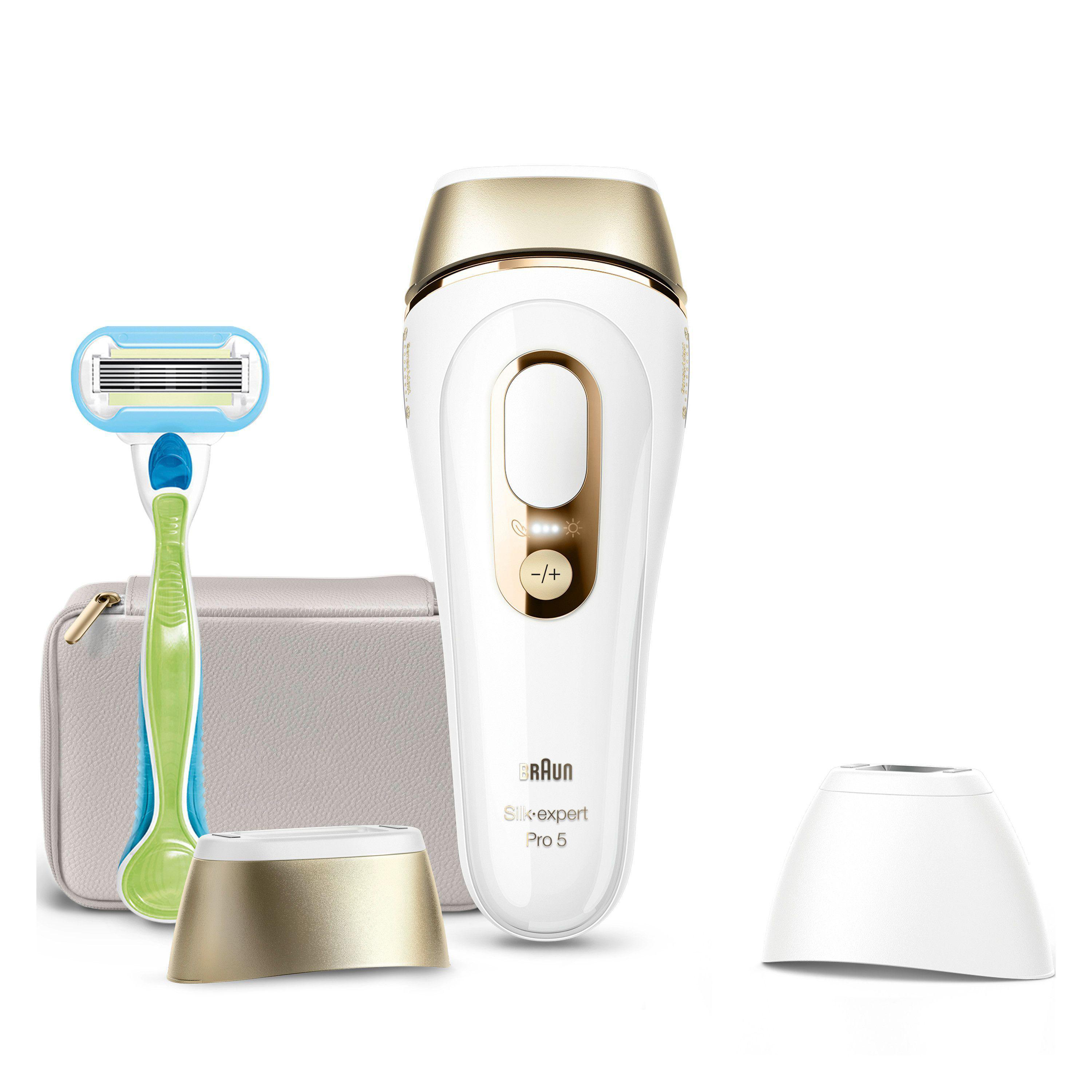 BRAUN PL5152 IPL Silk expert Pro 5 Haarentfernung Weiß/Gold IPL ...