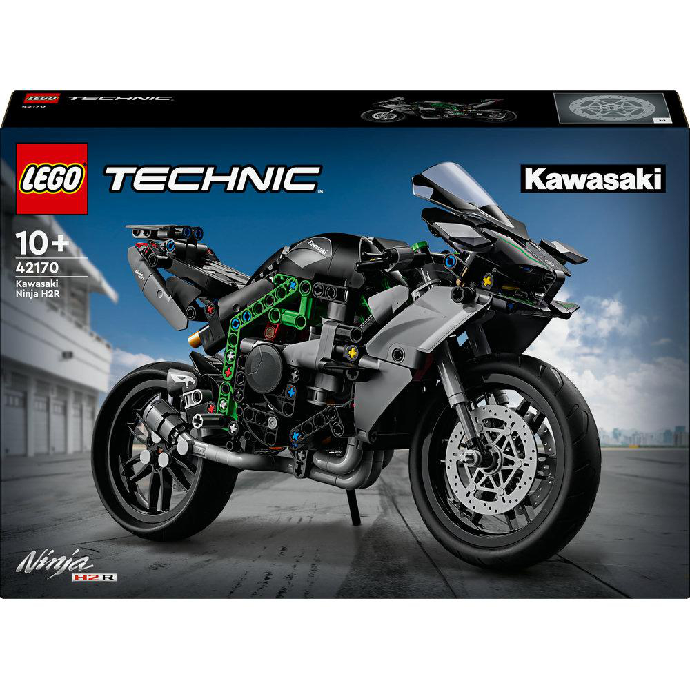 LEGO Technic 42170 Kawasaki Ninja H2R Motorrad Bausatz, Mehrfarbig ...