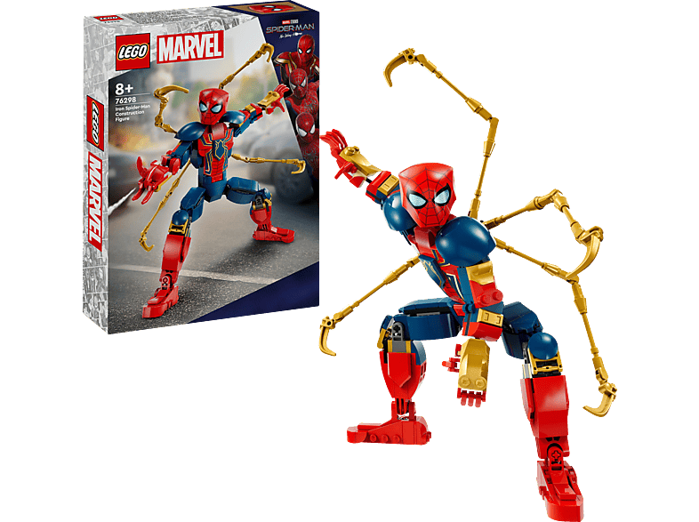 LEGO Marvel 76298 Iron Spider-Man Baufigur Bausatz, Mehrfarbig ...