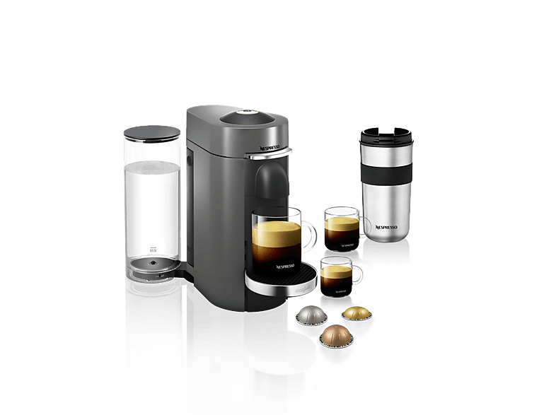 MAGIMIX Nespresso Vertuo Plus Titanium (11383B) | Machine à capsules - Gris