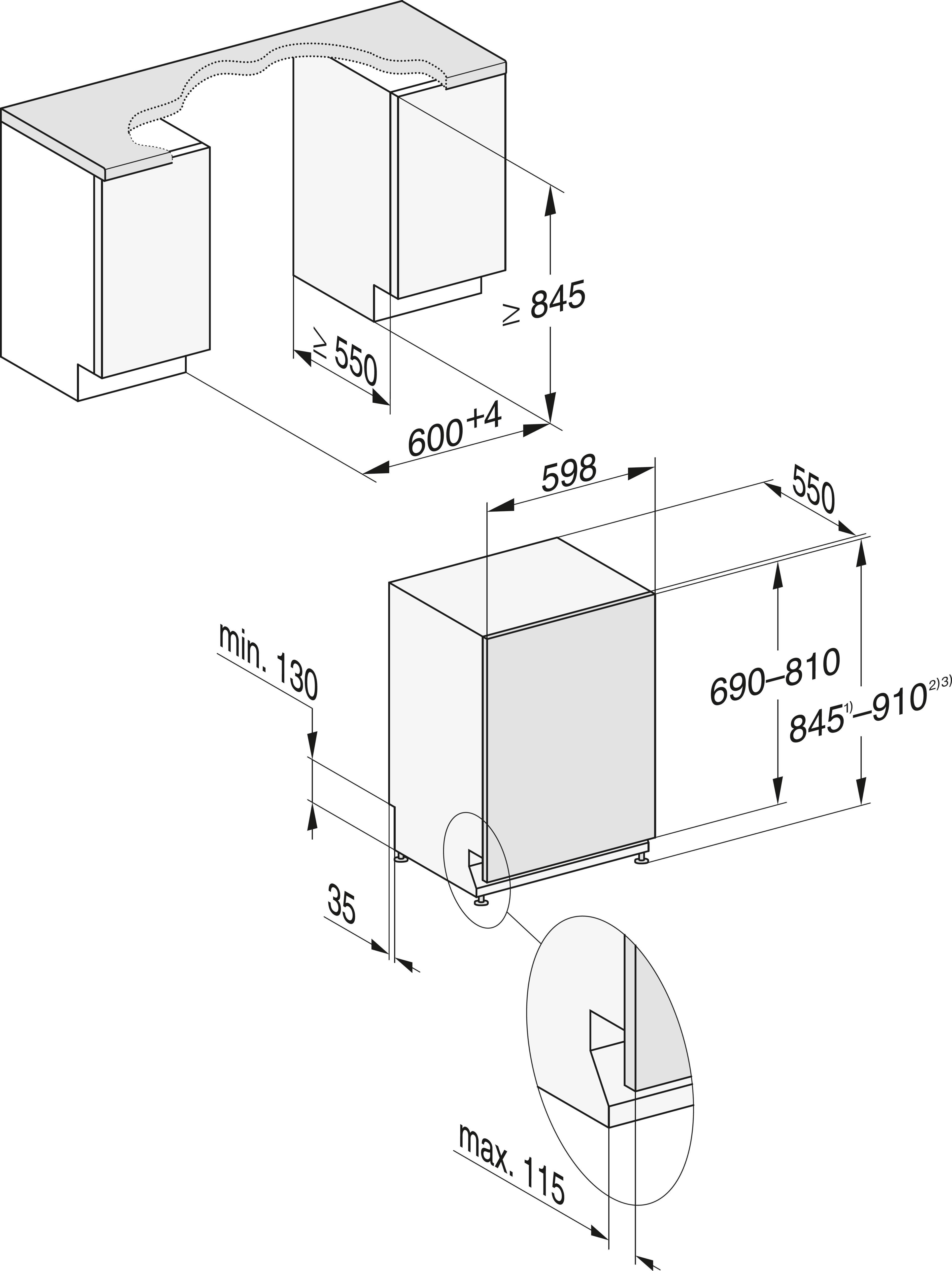 MIELE G 7197 SCVi XXL AD 125 Edition Geschirrspüler (vollintegrierbar ...