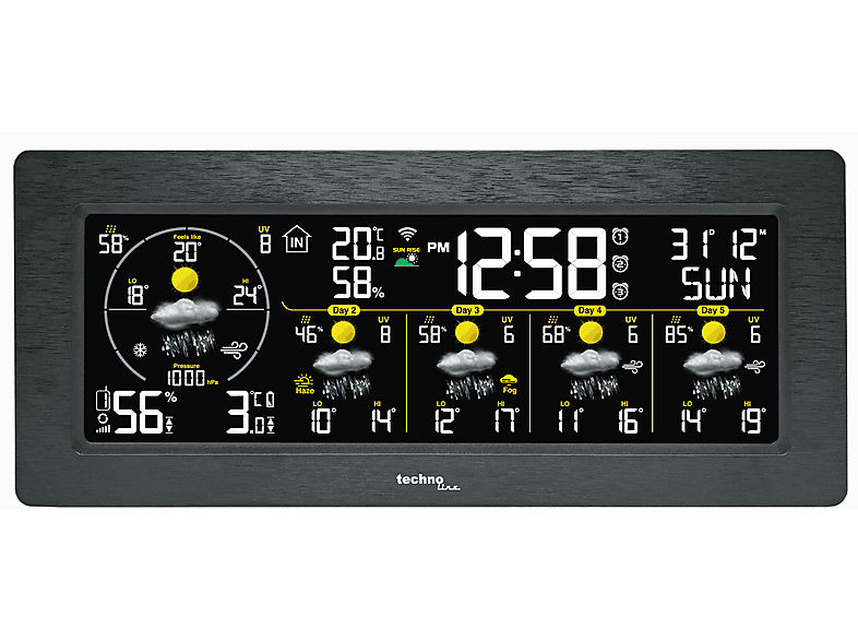 TECHNOLINE WD 3050 Mehrtages-Wetterstation bei MediaMarkt