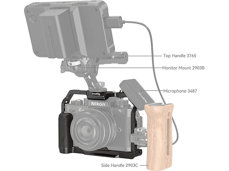 SMALLRIG 4261 CAGE F/NIKON Z F | Zubehör (Schwarz) | MediaMarkt
