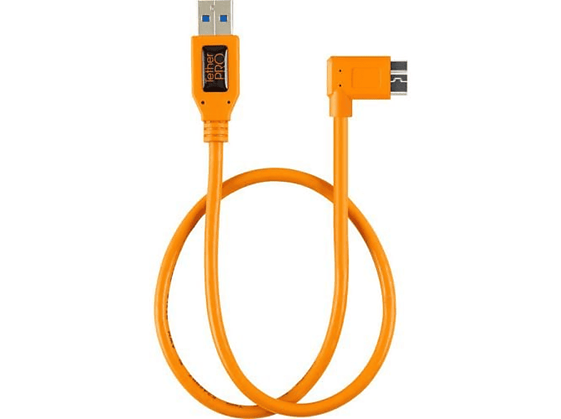 TETHER TOOLS TETHERPRO CABLE USB3-A/MIC-B 50CM ORANGE | USB-Kabel ...
