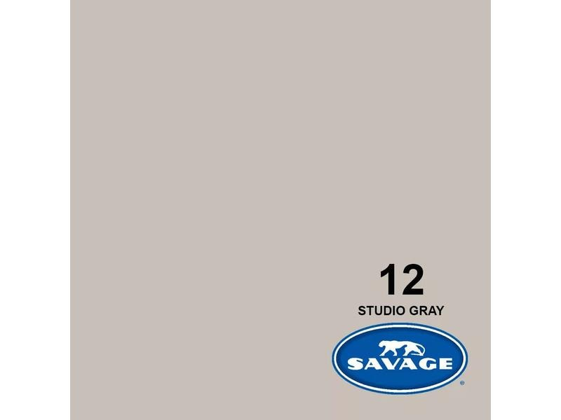 SAVAGE BACKGROUND PAPER 1.35X11M STUDIO GREY - Accessoires (Gris ...