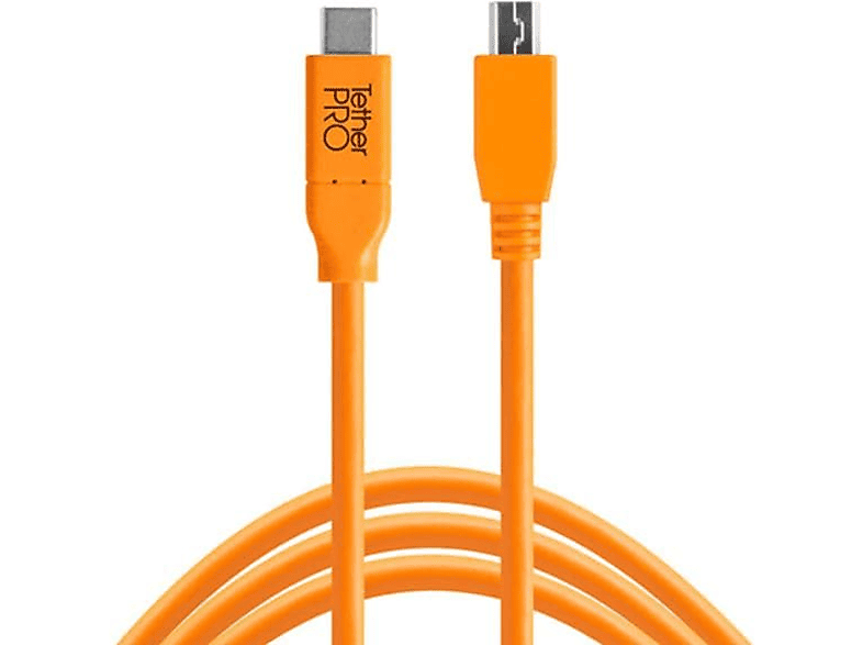 TETHER TOOLS TETHERPRO CABLE USB-C/M-B 5-PIN M/M 4.6M ORA ...