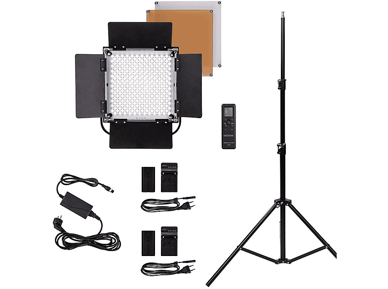 DÖRR LED DLP-1000 BI-COLOR | Kit da studio (Silver) | MediaMarkt