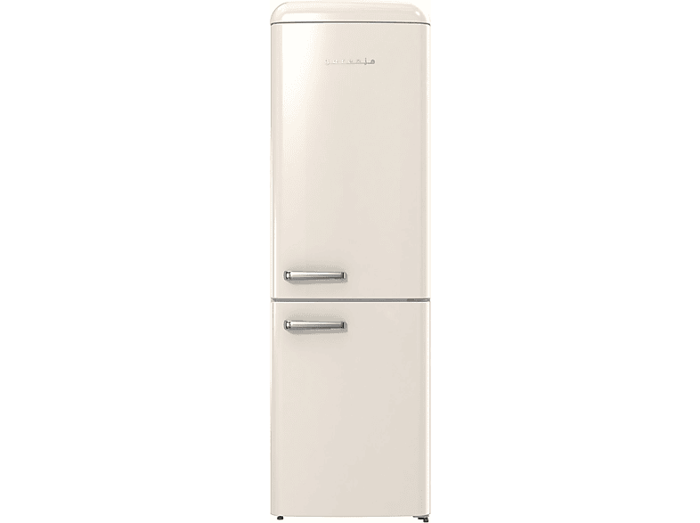 Lodówka GORENJE ONRK619DC Retro 194cm Kremowy NoFrost Plus AdaptTech ...