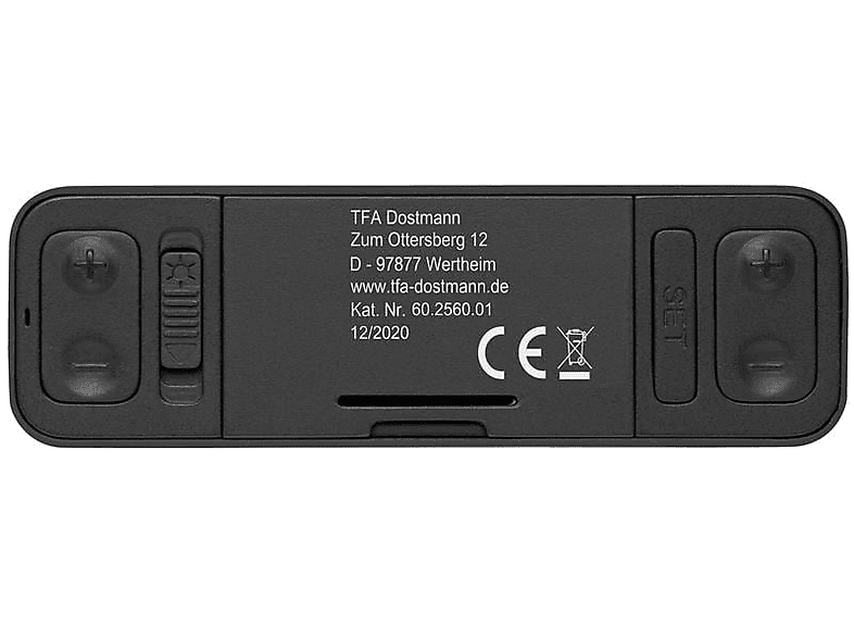 TFA DOSTMANN 60.2560.10 | Funk-Wecker (Anthrazit) | MediaMarkt