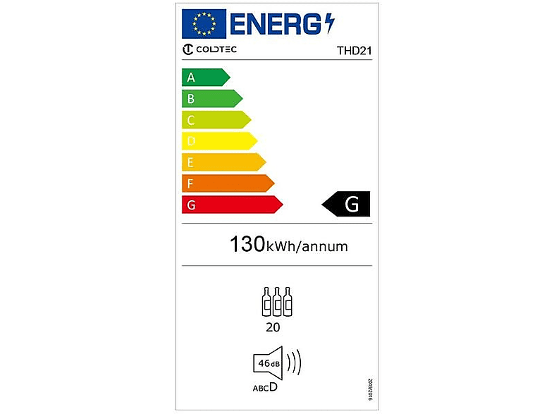 COLDTEC BY KIBERNETIK THD21 | Weinklimaschrank (freistehend) | MediaMarkt