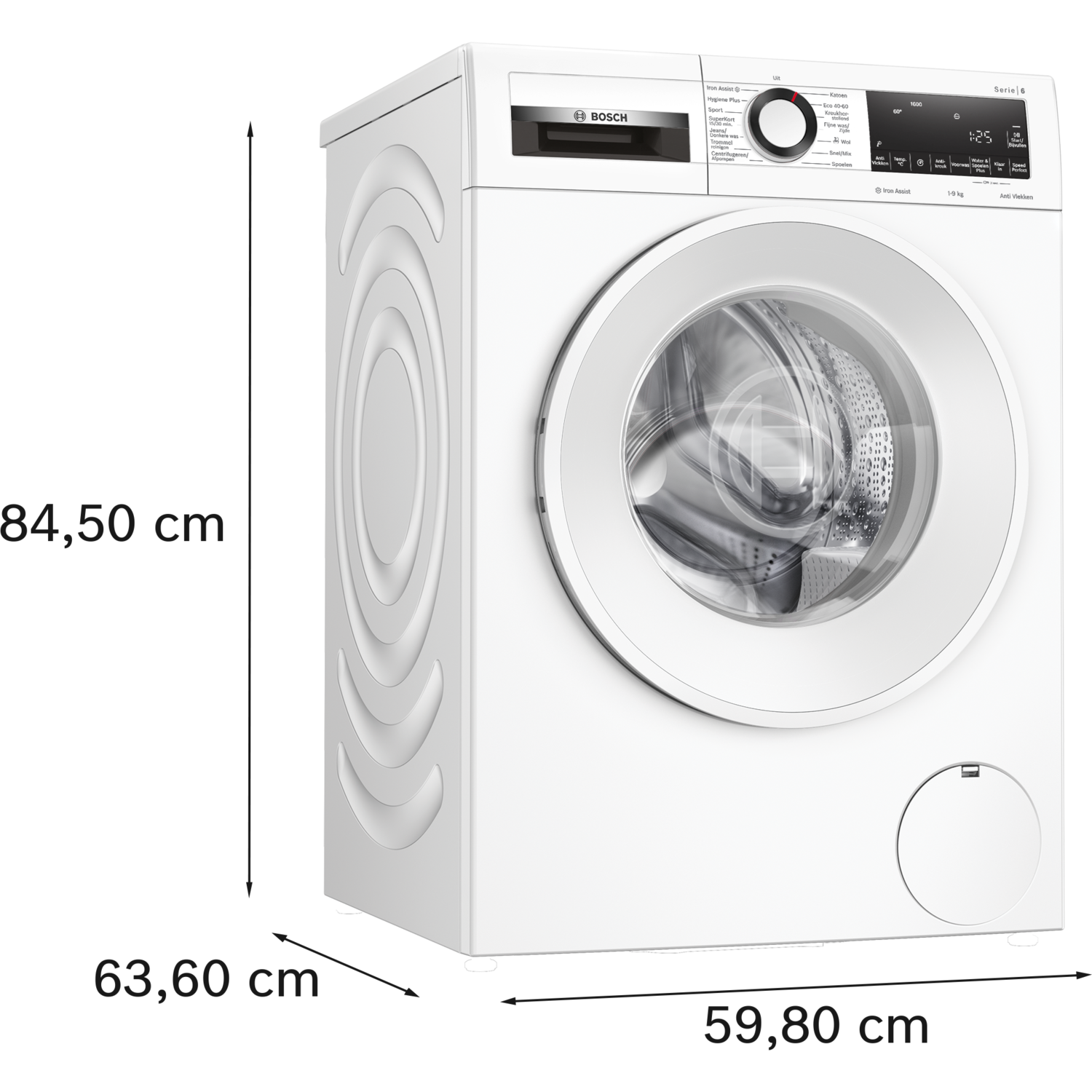 BOSCH WGG246Z0NL SpeedPerfect | Wasmachine Voorlader - 9 kg - 1600 rpm ...