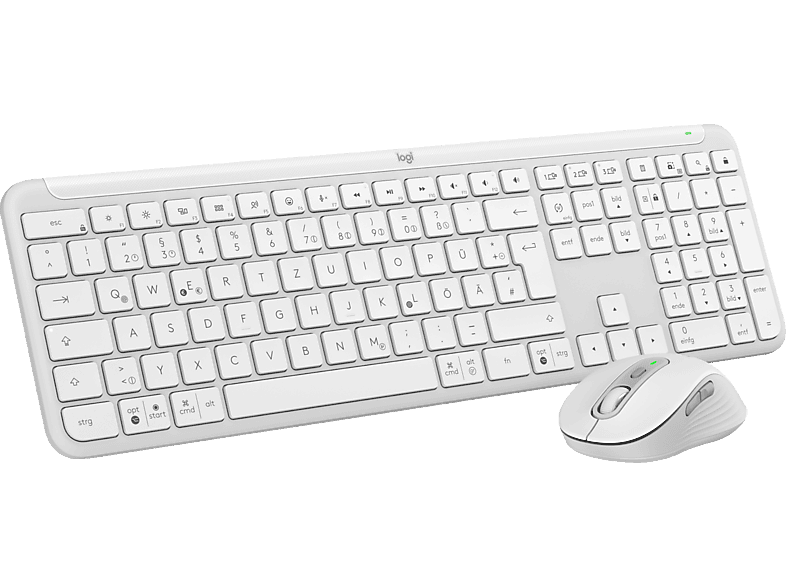 LOGITECH MK950 Signature Slim Combo, Tastatur & Maus Set, kabellos ...