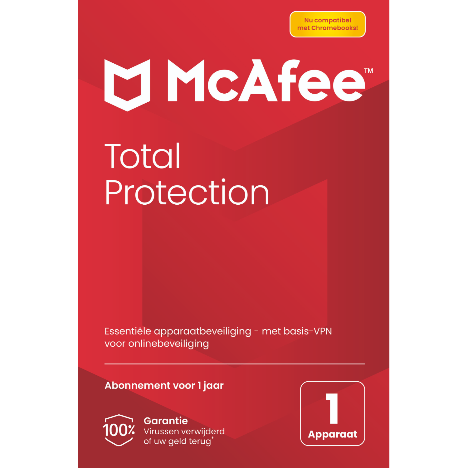 McAfee Total Protection, Antivirus- en internetbeveiligingssoftware, 1 ...