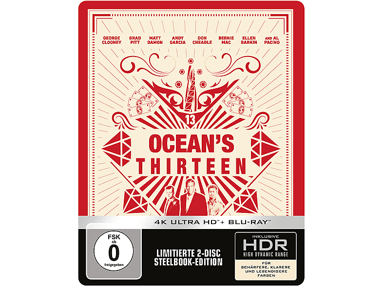 Ocean's Thirteen 4K Ultra HD Blu-ray + Blu-ray | MediaMarkt