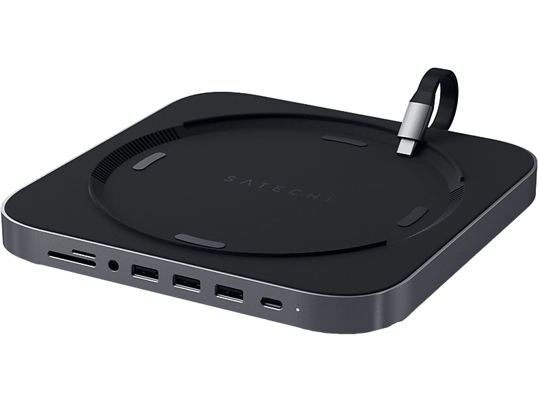 SATECHI USB Type-C Mac Mini állvány, multiport adapter, USB-C, 3xUSB-A ...