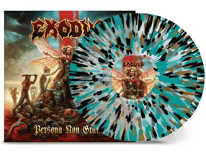 Exodus | Exodus - Persona Non Grata(Clear Gold Black Turquoise Splat ...