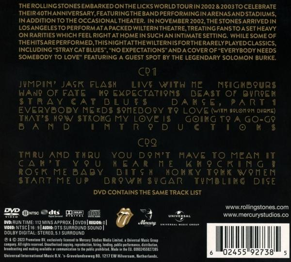 The Rolling Stones | The Rolling Stones - Live At The Wiltern (Los Angeles / DVD/2CD) - (CD ...