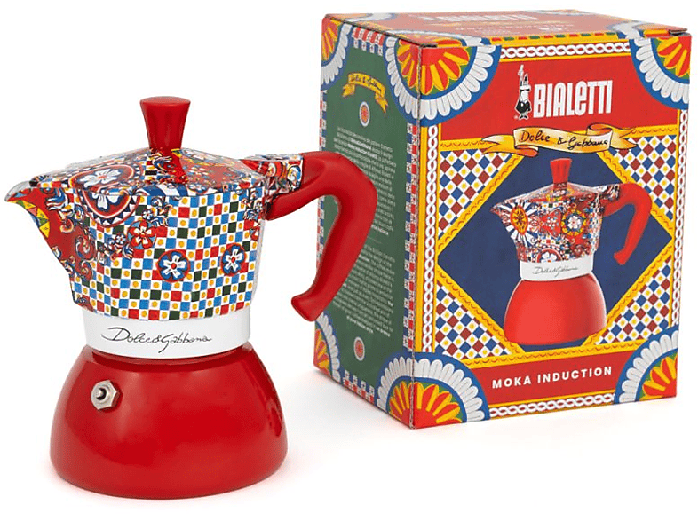 BIALETTI 5339 Mokka Express Induktion 4-Tassen Dolce & Gabanna | MediaMarkt