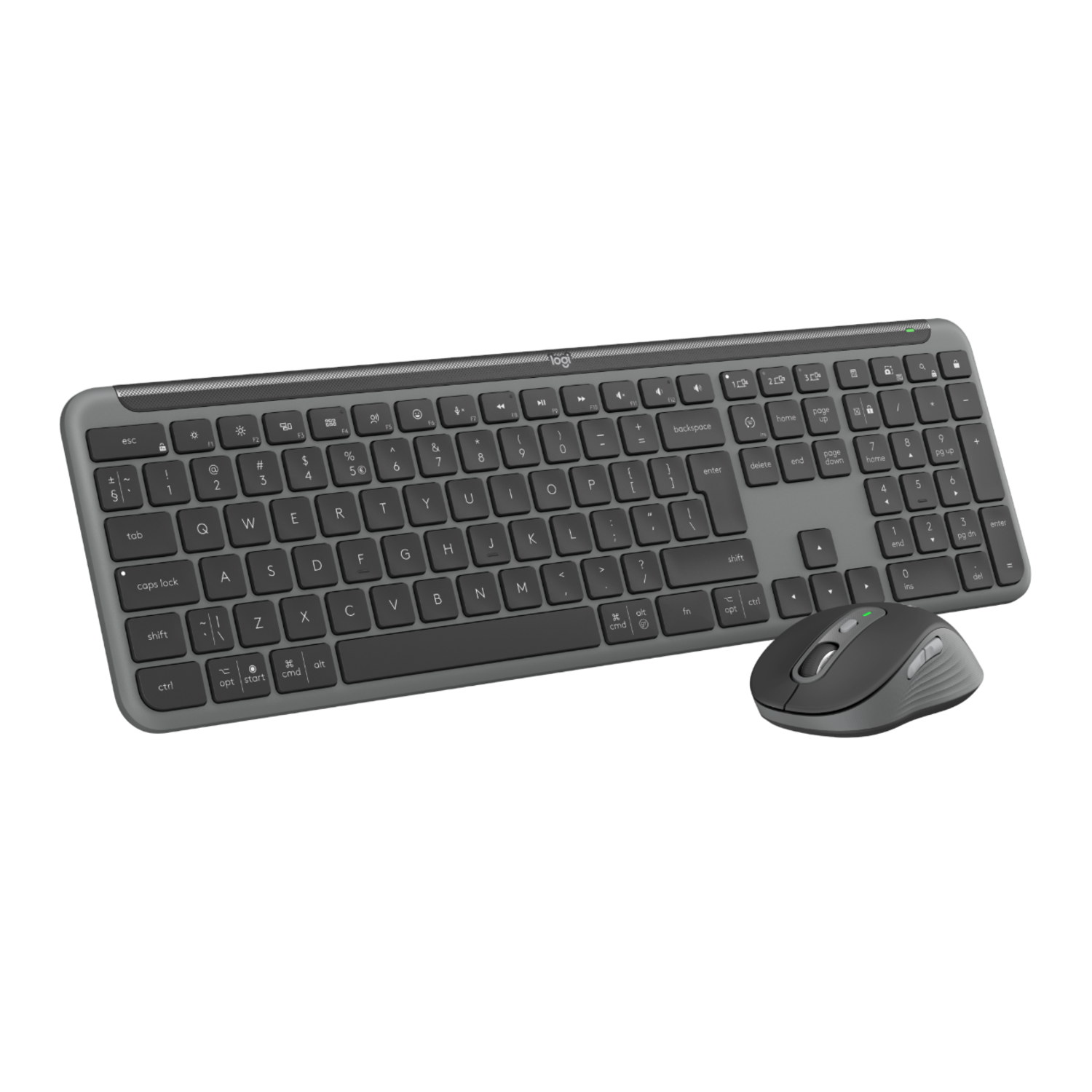 LOGITECH MK950 Signature Slim Draadloos Toetsenbord-en-muis-set Grijs ...