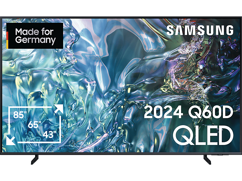 SAMSUNG GQ65Q60D QLED TV (Flat, 65 Zoll / 163 cm, UHD 4K, SMART TV ...