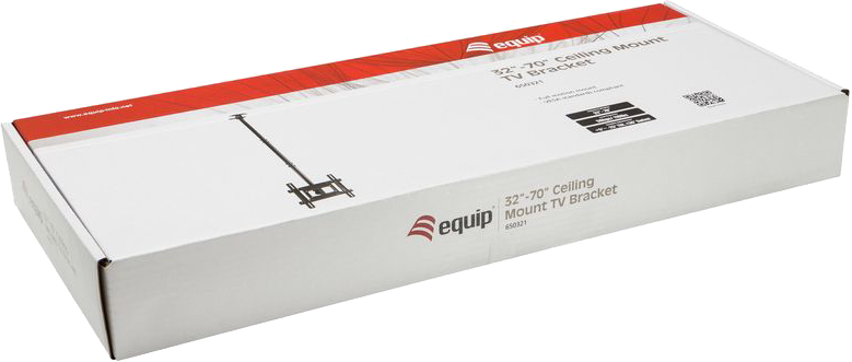 EQUIP 32-70" dönthető/forgatható mennyezeti TV konzol, fekete (650321 ...