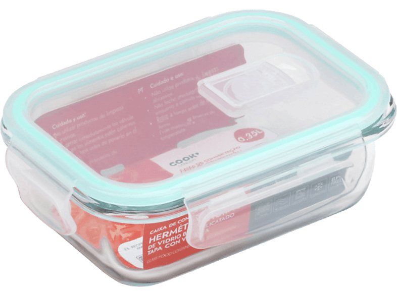 Tupper | CMP Paris KAE1474, Vidrio borosilicatado, 350 ml, Apto para ...