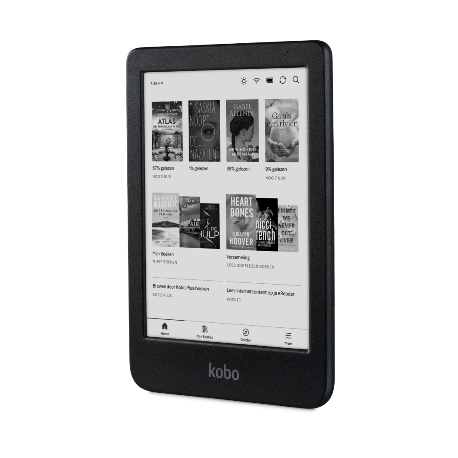 KOBO Clara BW Zwart | 6 inch - 16 GB (ongeveer 12.000 e-books ...