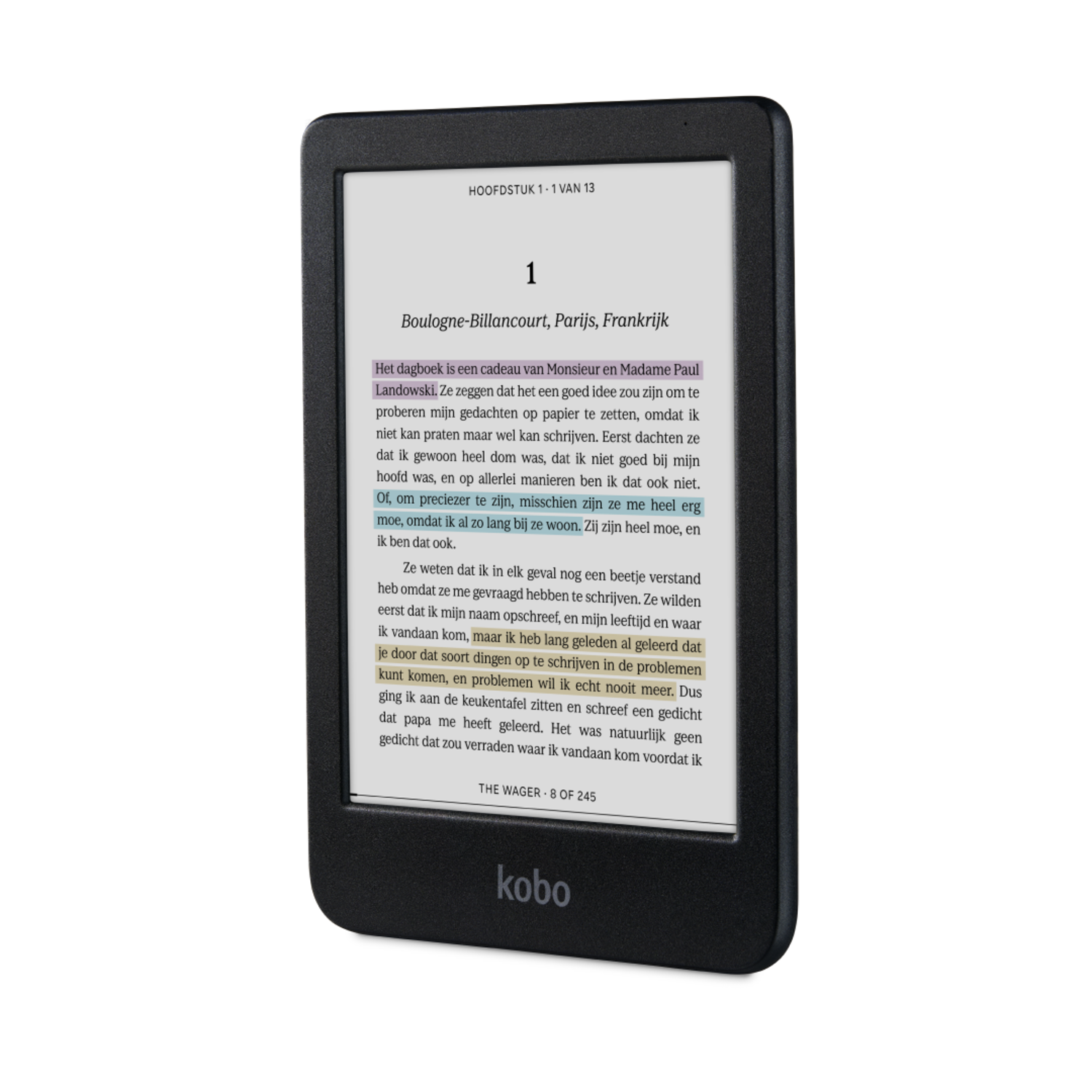 KOBO Clara Colour Zwart | 6 inch - 16 GB (ongeveer 12.000 e-books ...