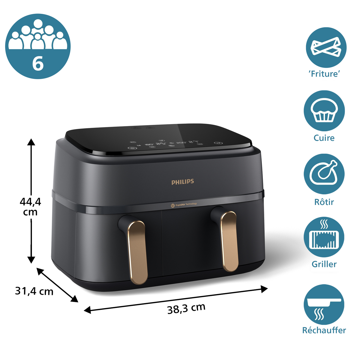 PHILIPS Airfryer (NA352/00)