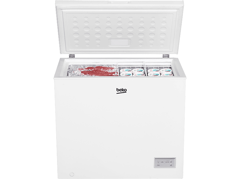 BEKO CF200EWN Gefriertruhe (E, 198 l, 845 mm hoch, Weiß) | MediaMarkt