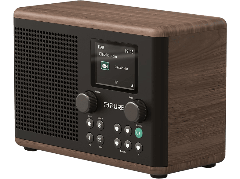 PURE DIGITAL Classic H4 | Digitalradio (DAB+, FM, Kaffee Schwarz ...